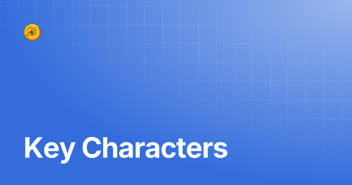 Key Characters | Cat Town